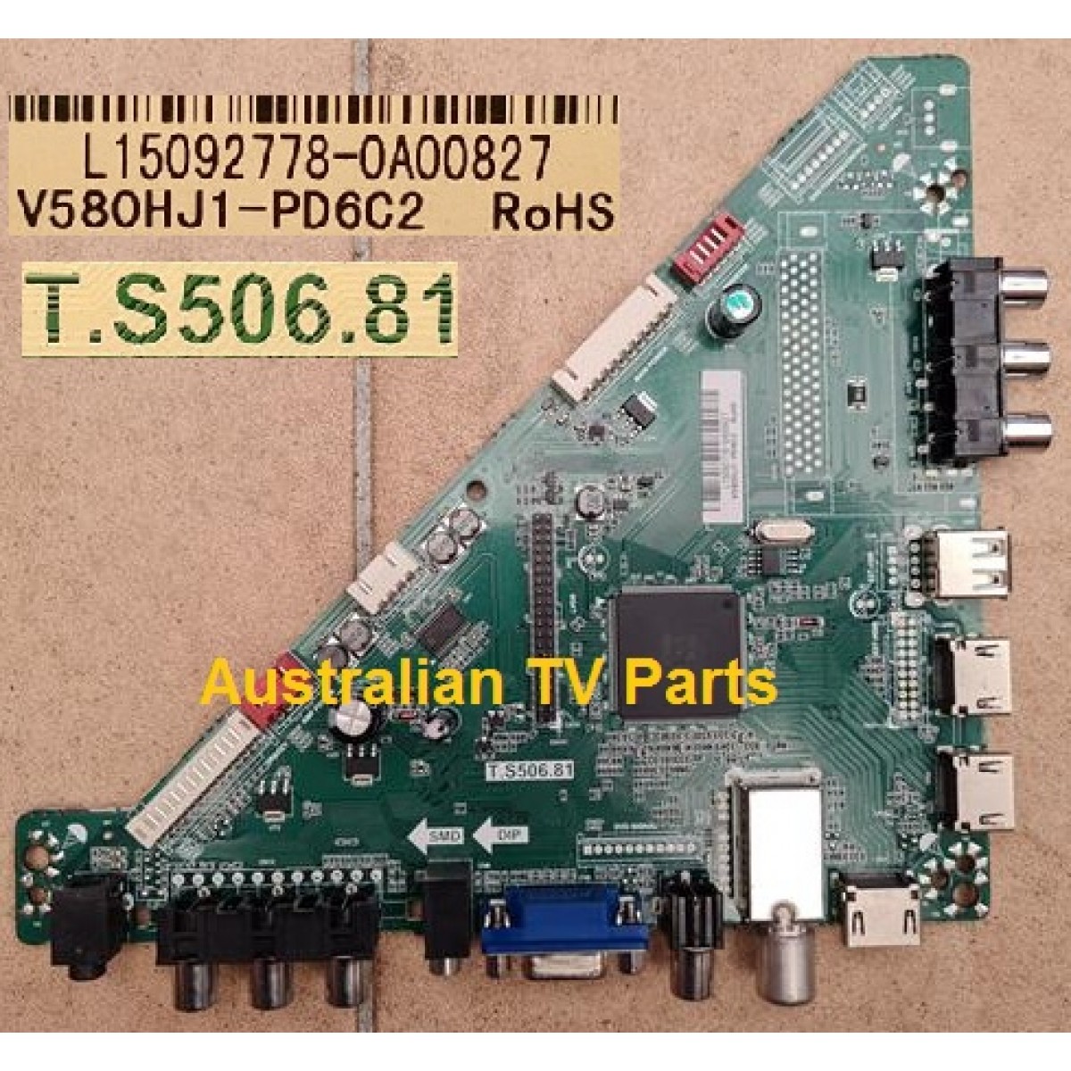 AKAI AK-VJ6015FHD MAIN BOARD TP.S506.81 L15092778 (BRAND NEW)