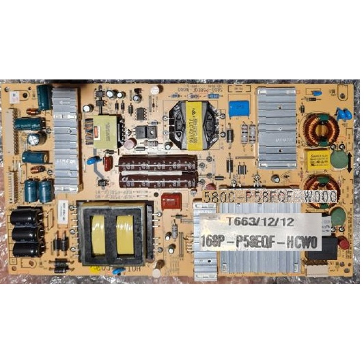 BAUHN ATV-58IPED1 POWER BOARD 5800-P58EQF-W000 168P-P58EQF-HCW0