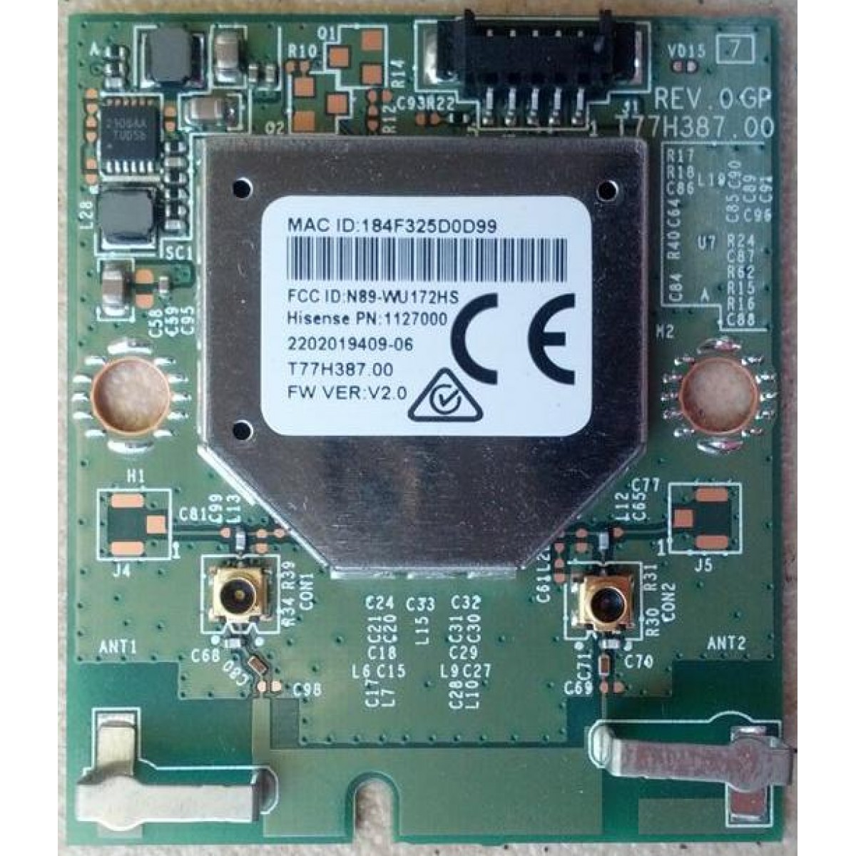 HISENSE 32K220W WIFI MODULE 1127000 T77H387