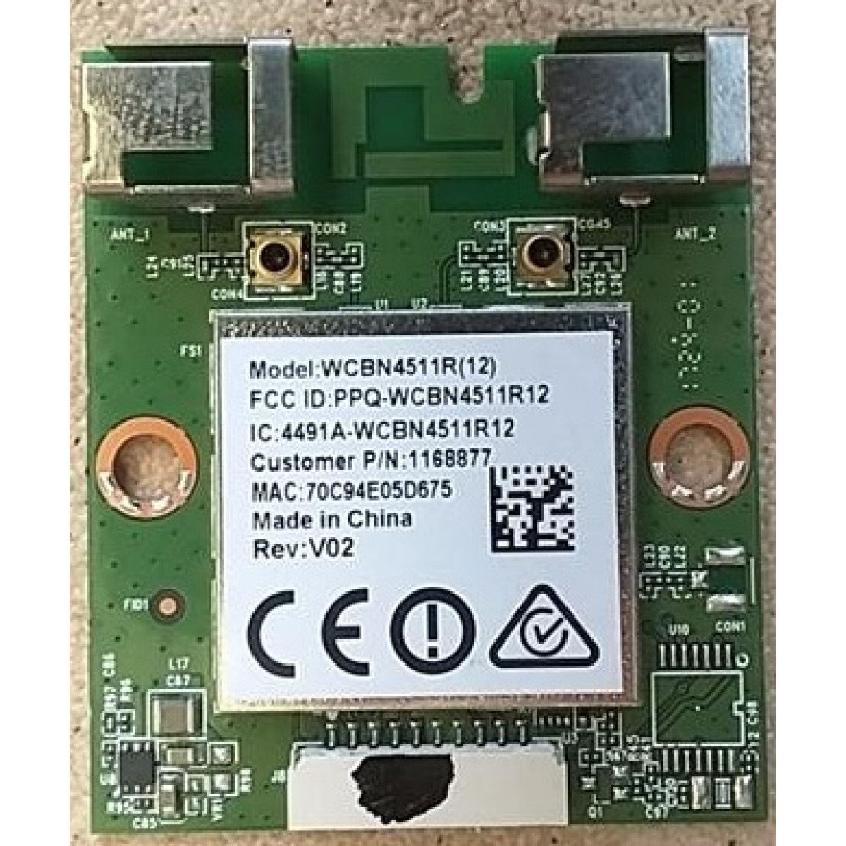 HISENSE 43N6 WIFI MODULE WCBN4511R 1168877
