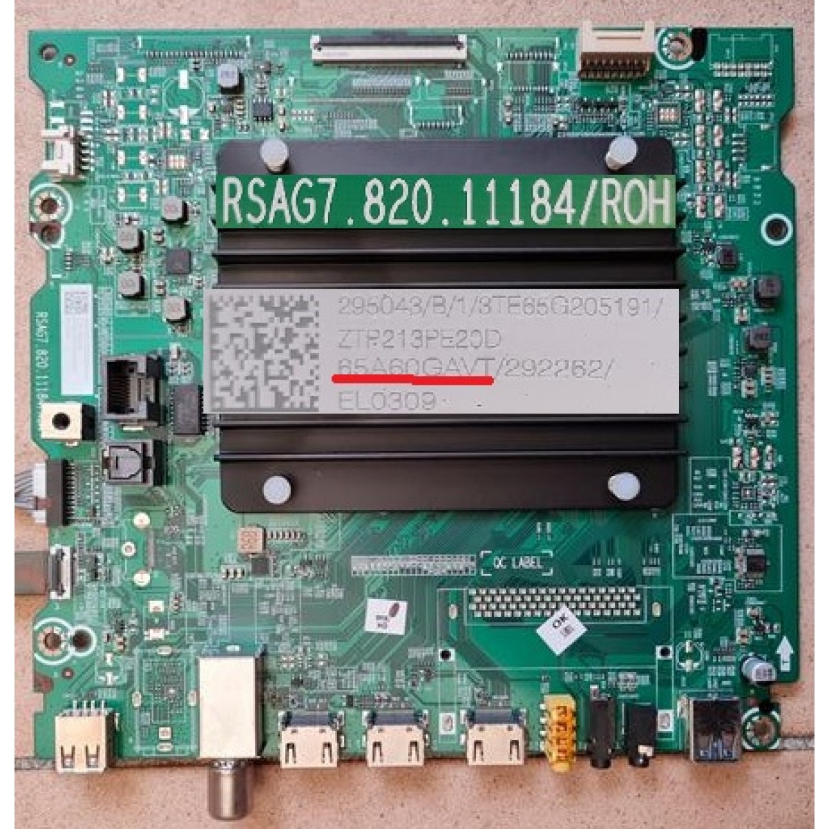 HISENSE 65A7G MAIN BOARD RSAG7.820.11184 65A60GAVT 292262