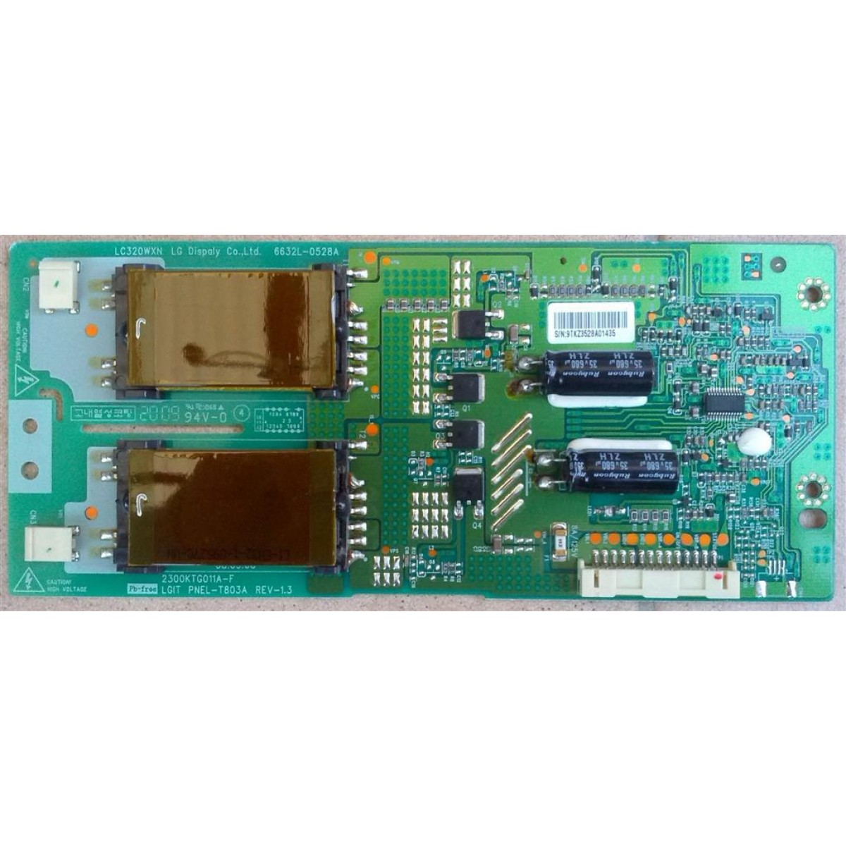 LG 32LH20D BACK LIGHT INVERTER BOARD 6632L-0528A 2300KTG011A-F EAY60700301