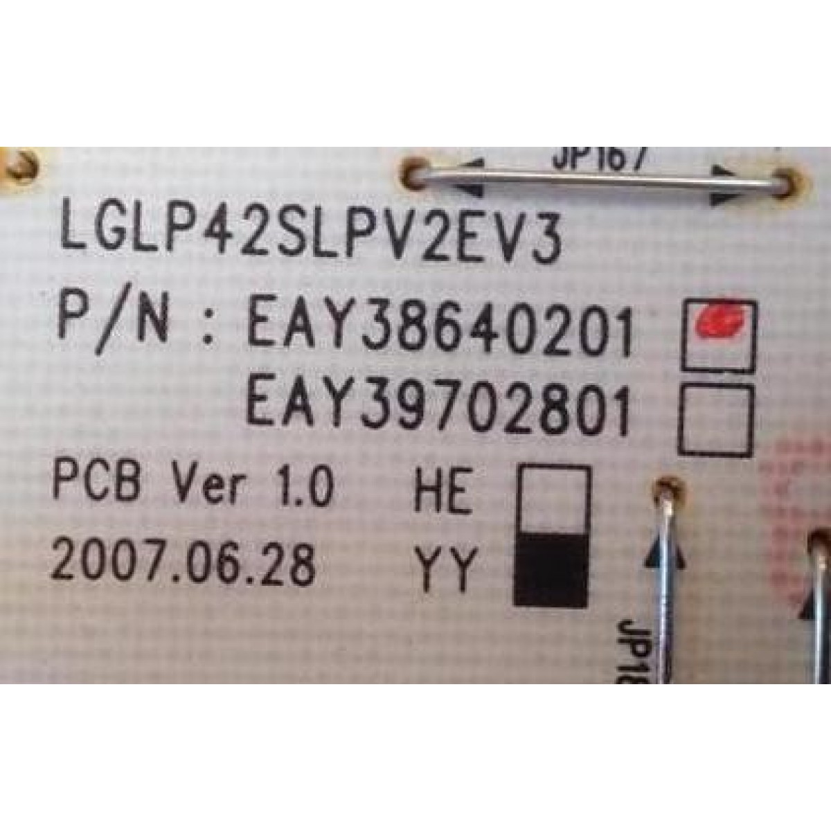 LG 42LC7D POWER BOARD EAY38640201 LGLP42SLPV2EV3
