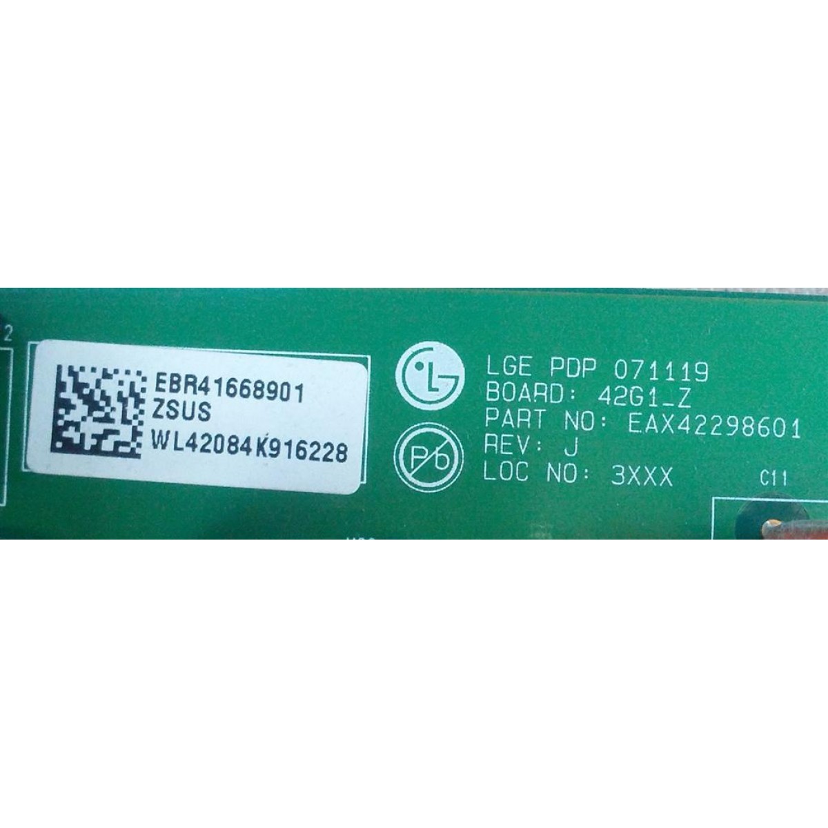 LG 42PG60 Z-SUSTAIN BOARD EBR41668901