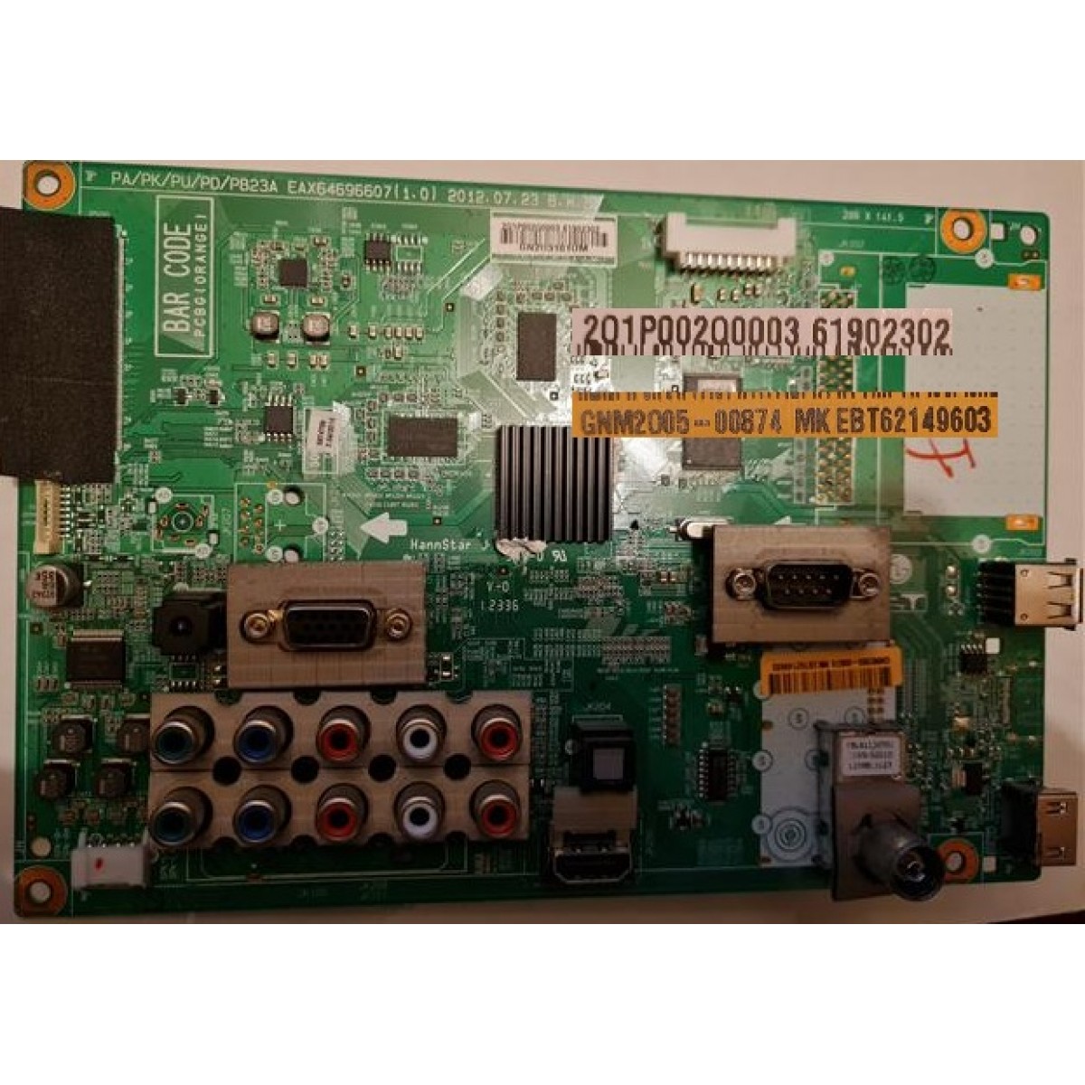 LG 50PA4500 MAIN BOARD EAX64696607 EBT62149603 EBU61902302