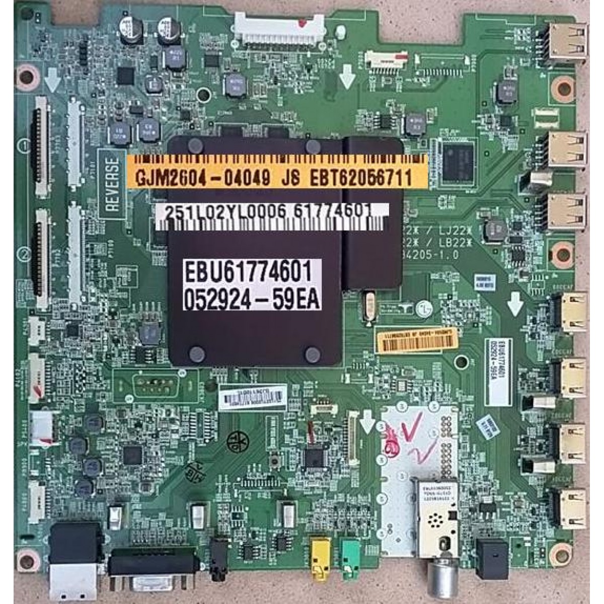 LG 55LM6700 MAIN BOARD EBT62056711 EBU61774601 EAX64434205