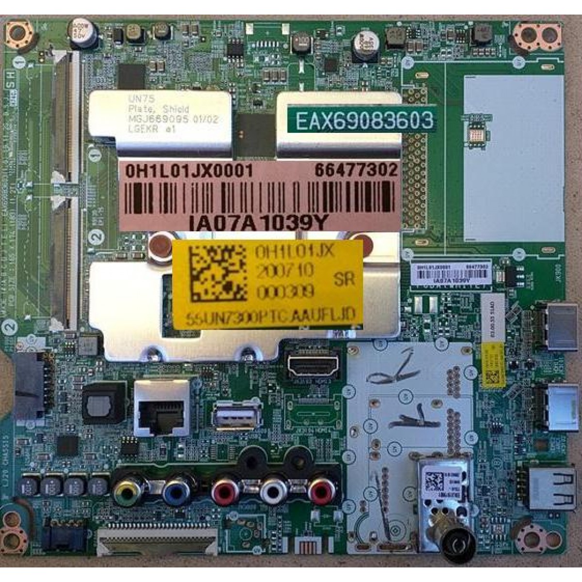 LG 65UN7300 MAIN BOARD EBU66135901 EBT66477302 EAX69083603 EBU66135901