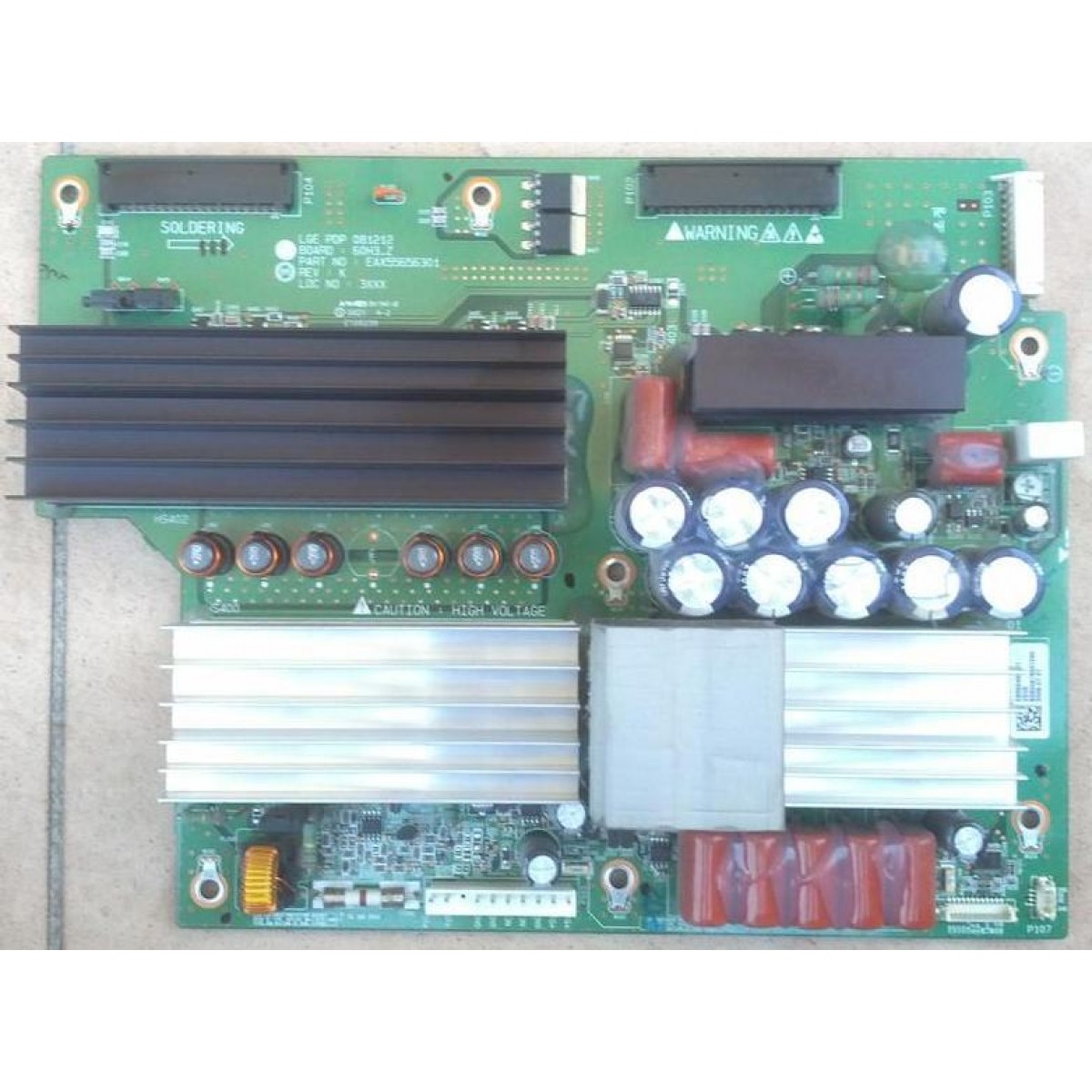 LG 60PS60 Z-SUSTAIN BOARD EBR55492601