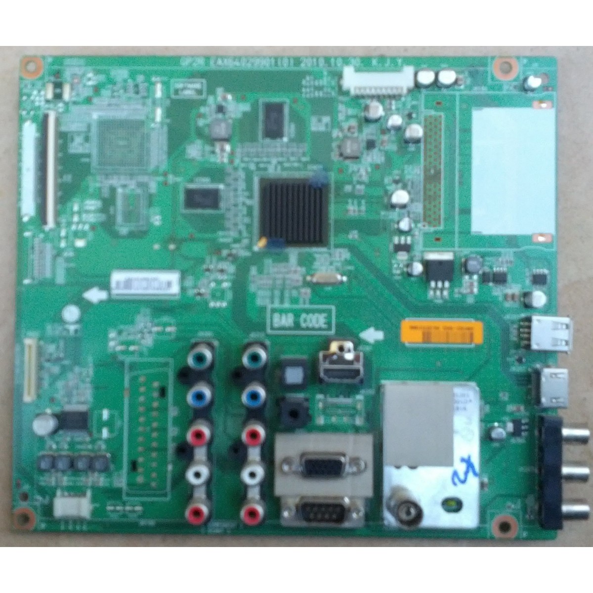 LG 60PV250 MAIN BOARD EBU60963502 EBT61219604 EAX64029901