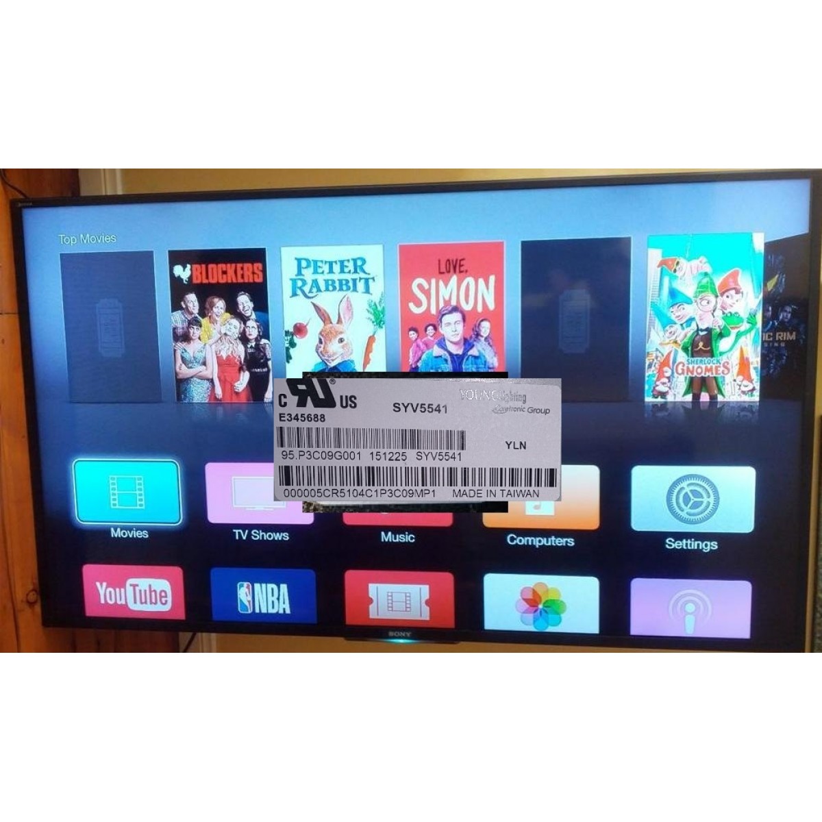 SONY KD55X8500C SCREEN PANEL SYV5541