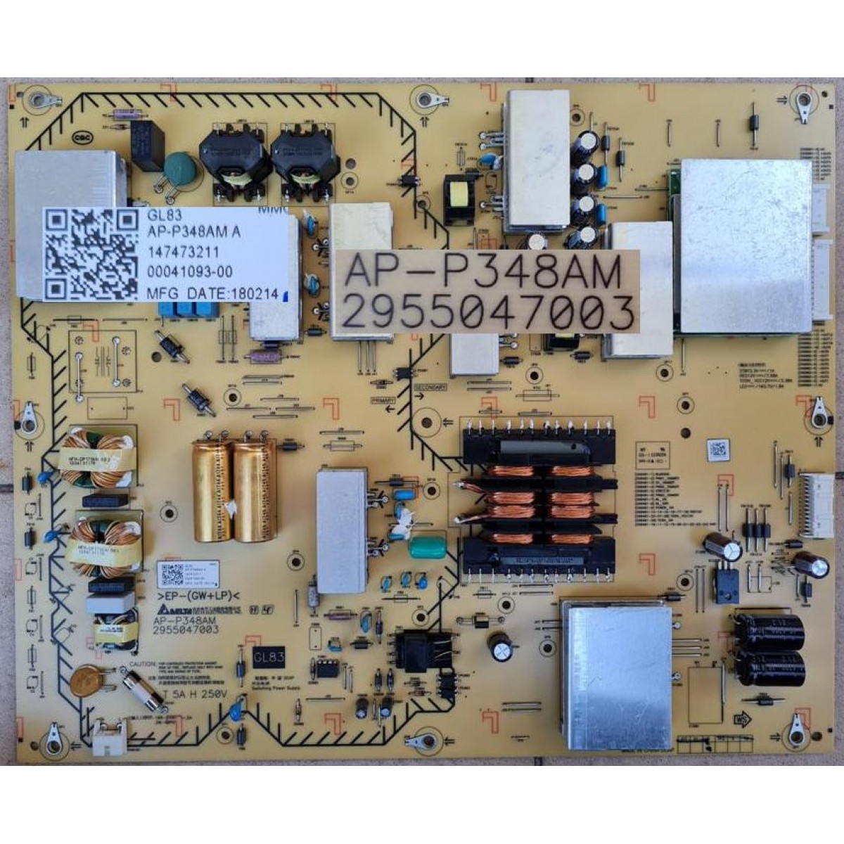 SONY KD75X8500F POWER GL83 BOARD AP-P348AM 147473211 2955047003