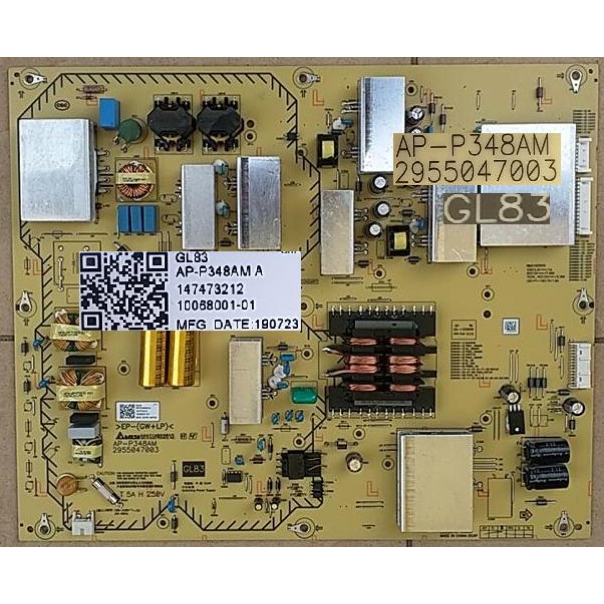 SONY KD75X8500G POWER GL83 BOARD AP-P348AM 147473212