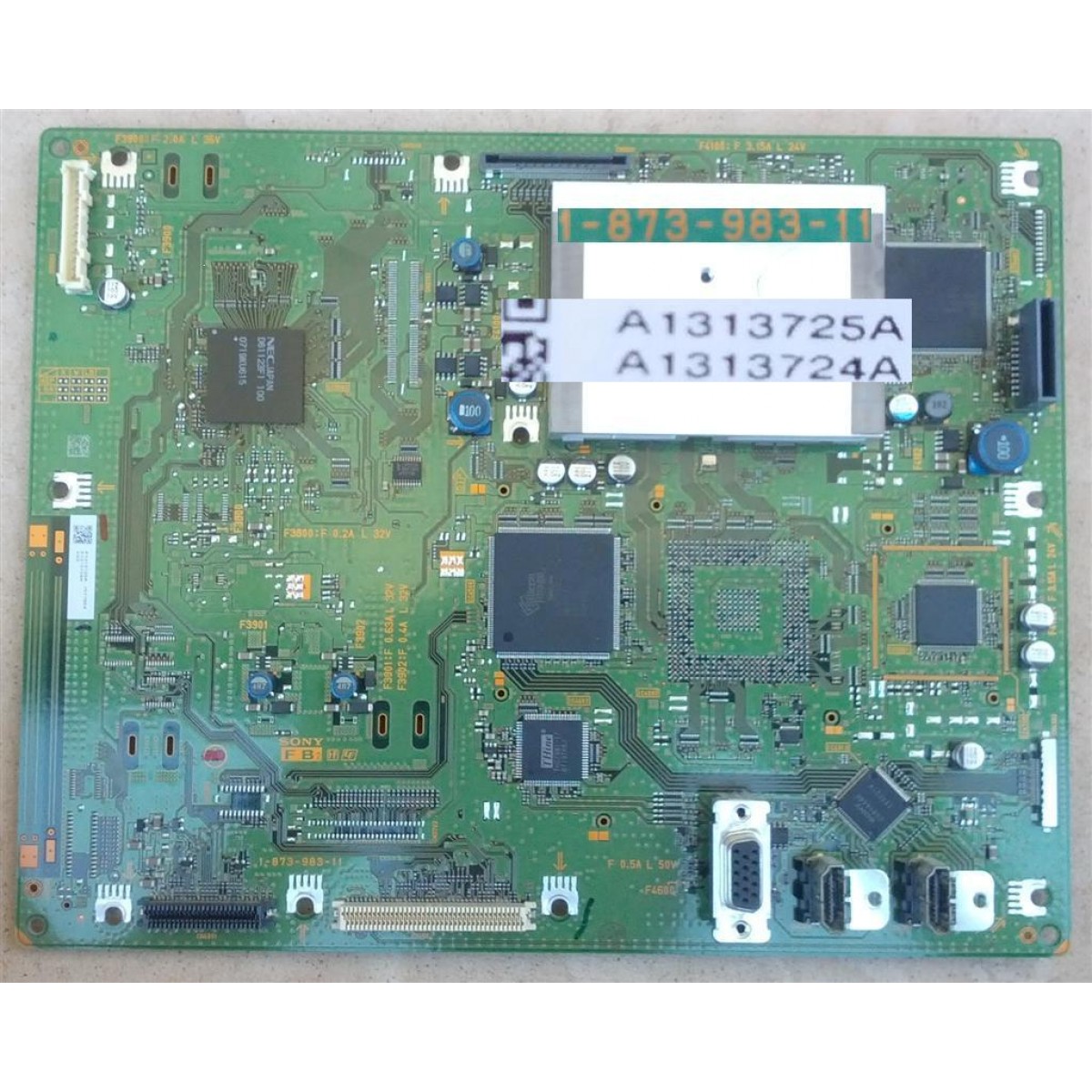 SONY KDL46W3100 MAIN BOARD FB2 BOARD A1313725A 1-873-983-11