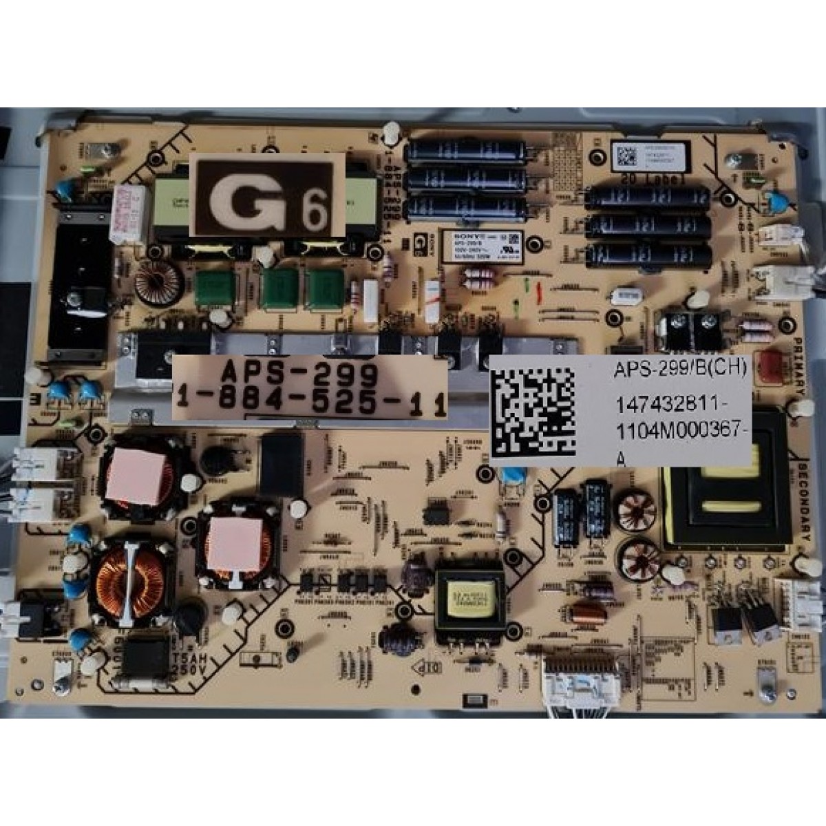 SONY KDL55HX925 POWER G6 APS-299/B BOARD 1-884-525-11 147432811