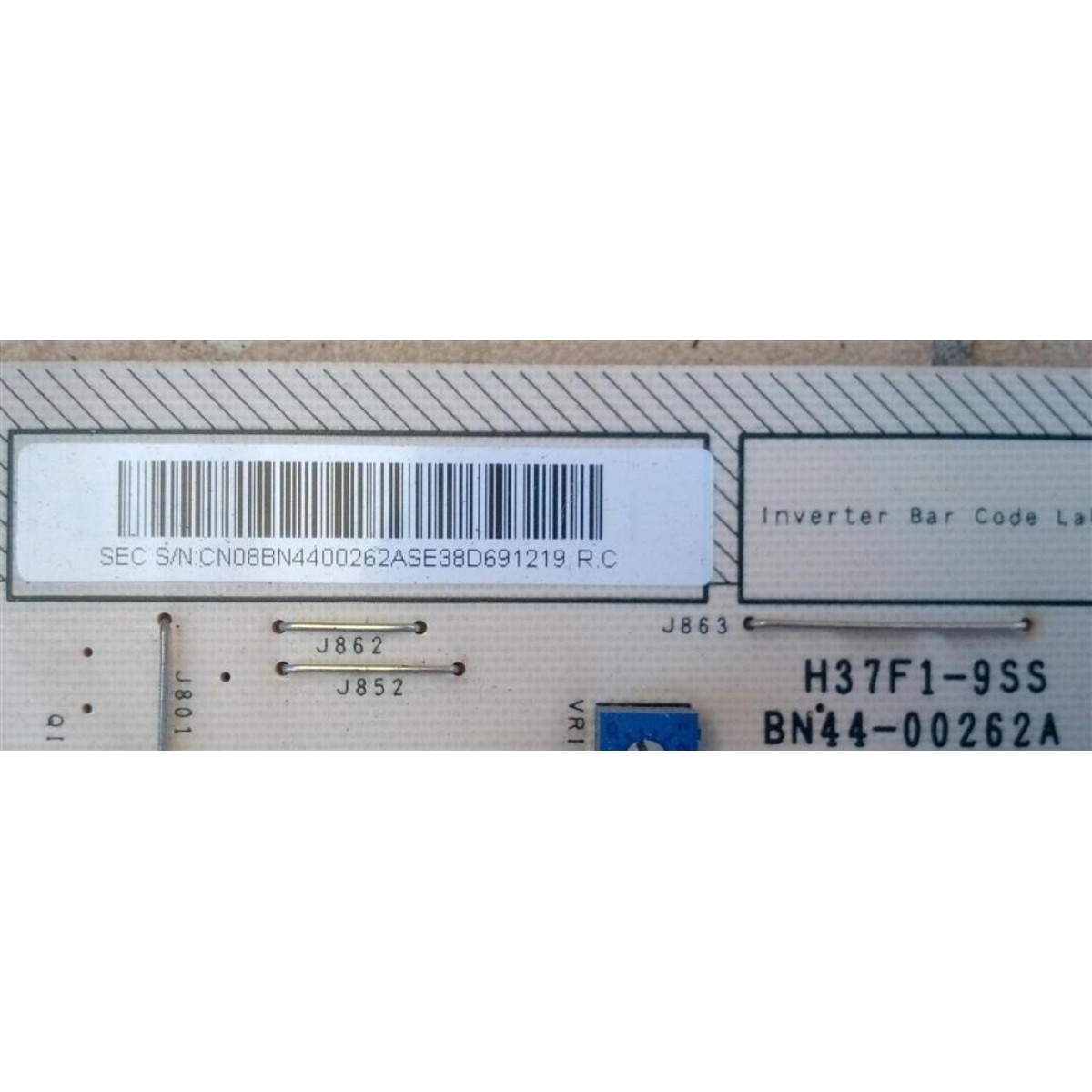 SAMSUNG LA37B530 POWER BOARD BN44-00262A H37F1-9SS