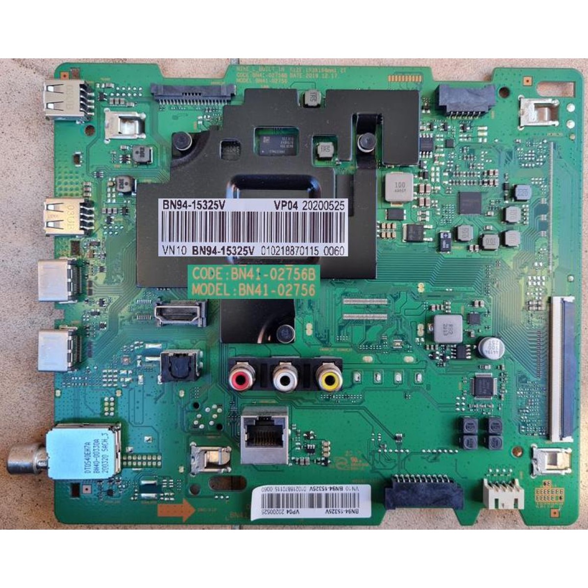 SAMSUNG QA75Q60TAW MAIN BOARD BN94-15651V BN41-02756B BN97-16938A BN94 ...