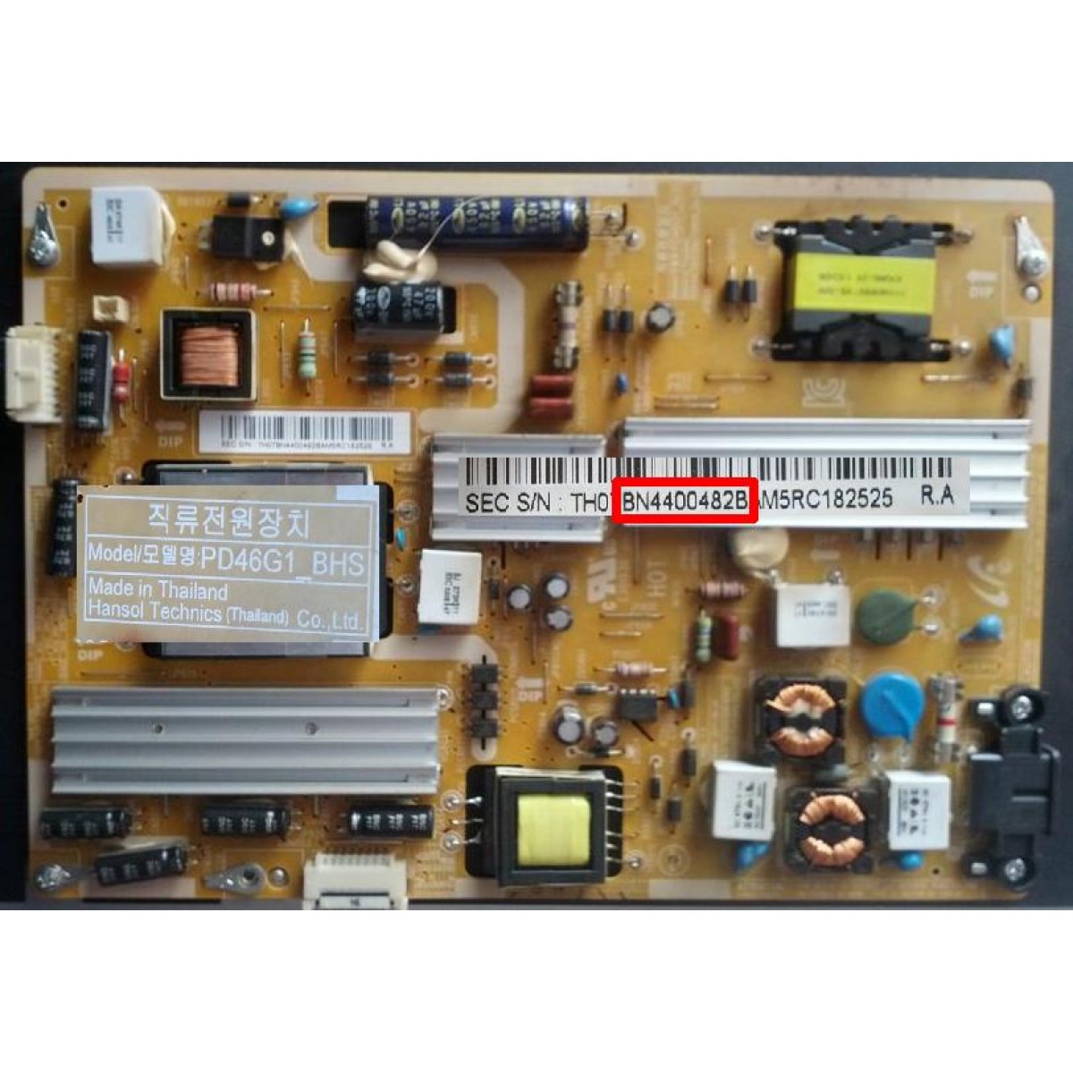 SAMSUNG UA40D6000 POWER BOARD BN44-00482B PD46G1_BHS