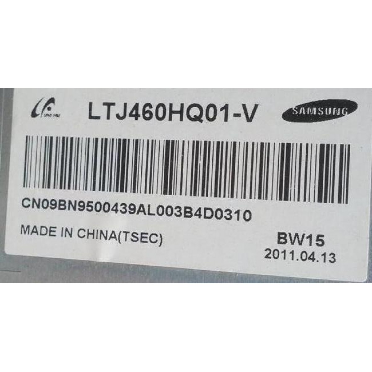 SAMSUNG UA46D7000 LED SCREEN PANEL LTJ460HQ01-V