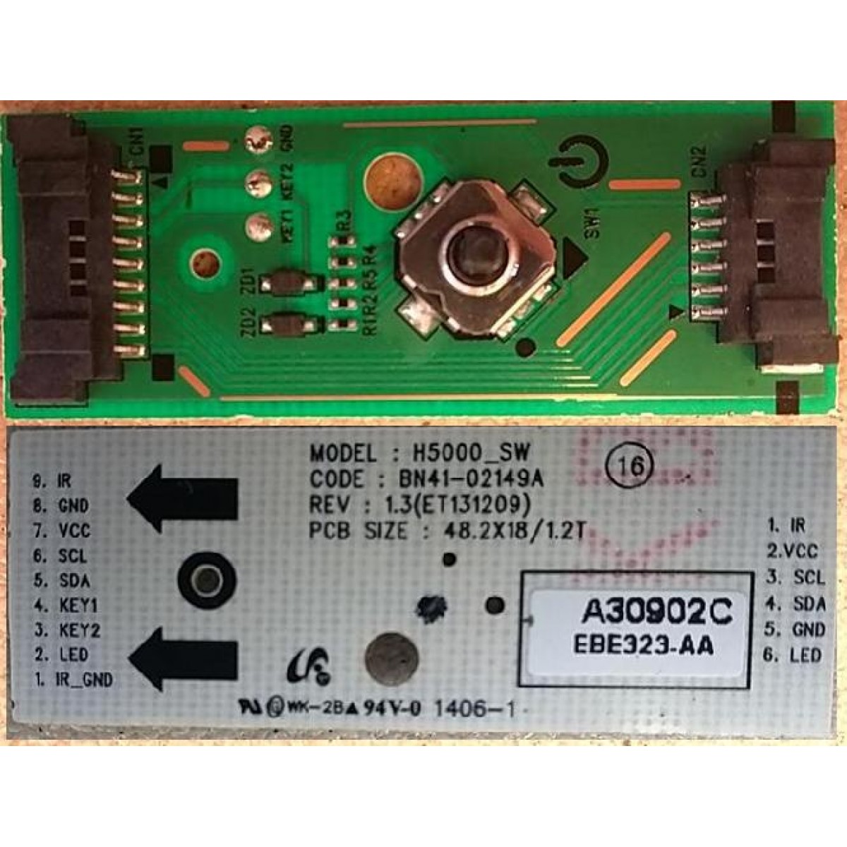 SAMSUNG UA48H6400 P-FUNCTION JOG BOARD BN41-02149A BN96-30902C A30902C