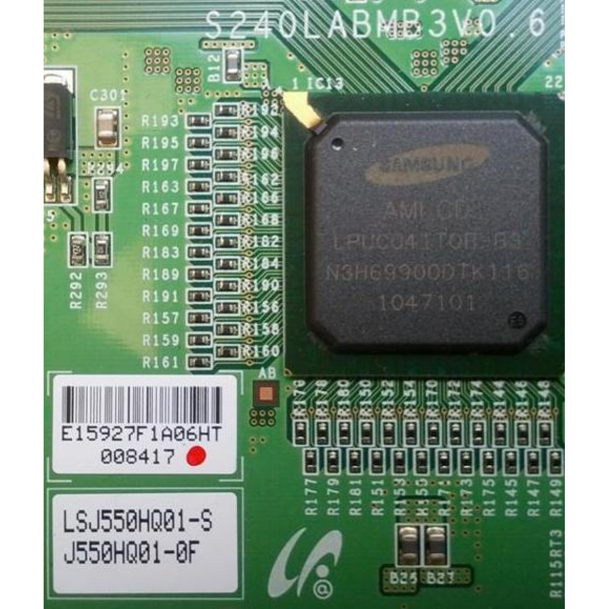 SAMSUNG UA55D7000 T-CON BOARD BN95-00501A S240LABMB3V0.6 S240LABMB3V0.7
