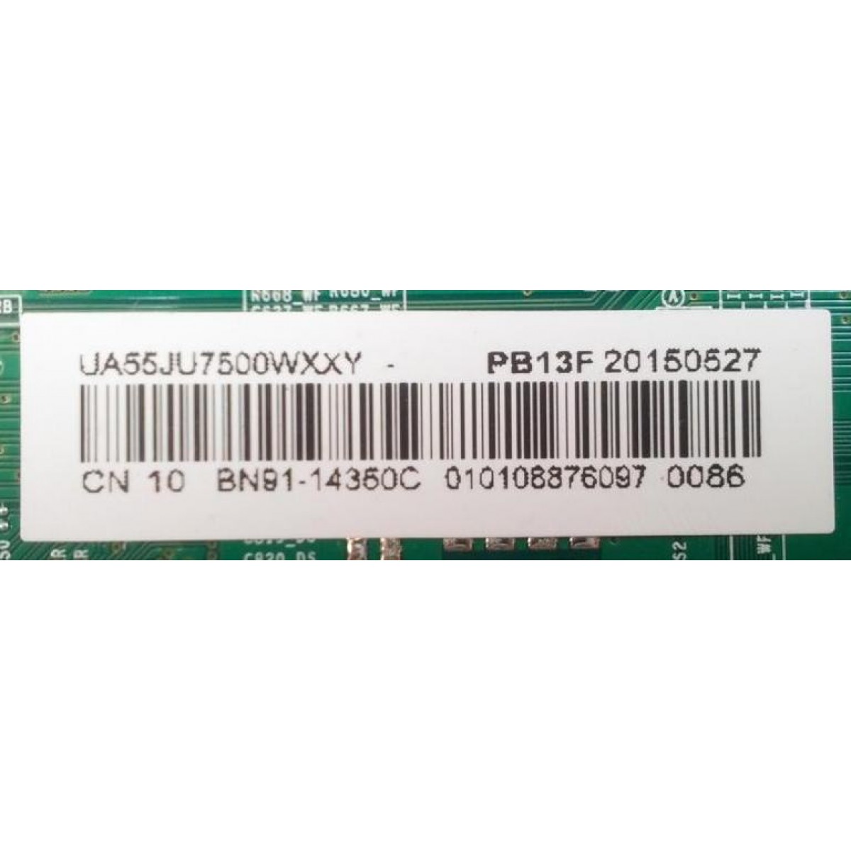 SAMSUNG UA55JU7500 MAIN BOARD BN94-09995D BN91-14350C