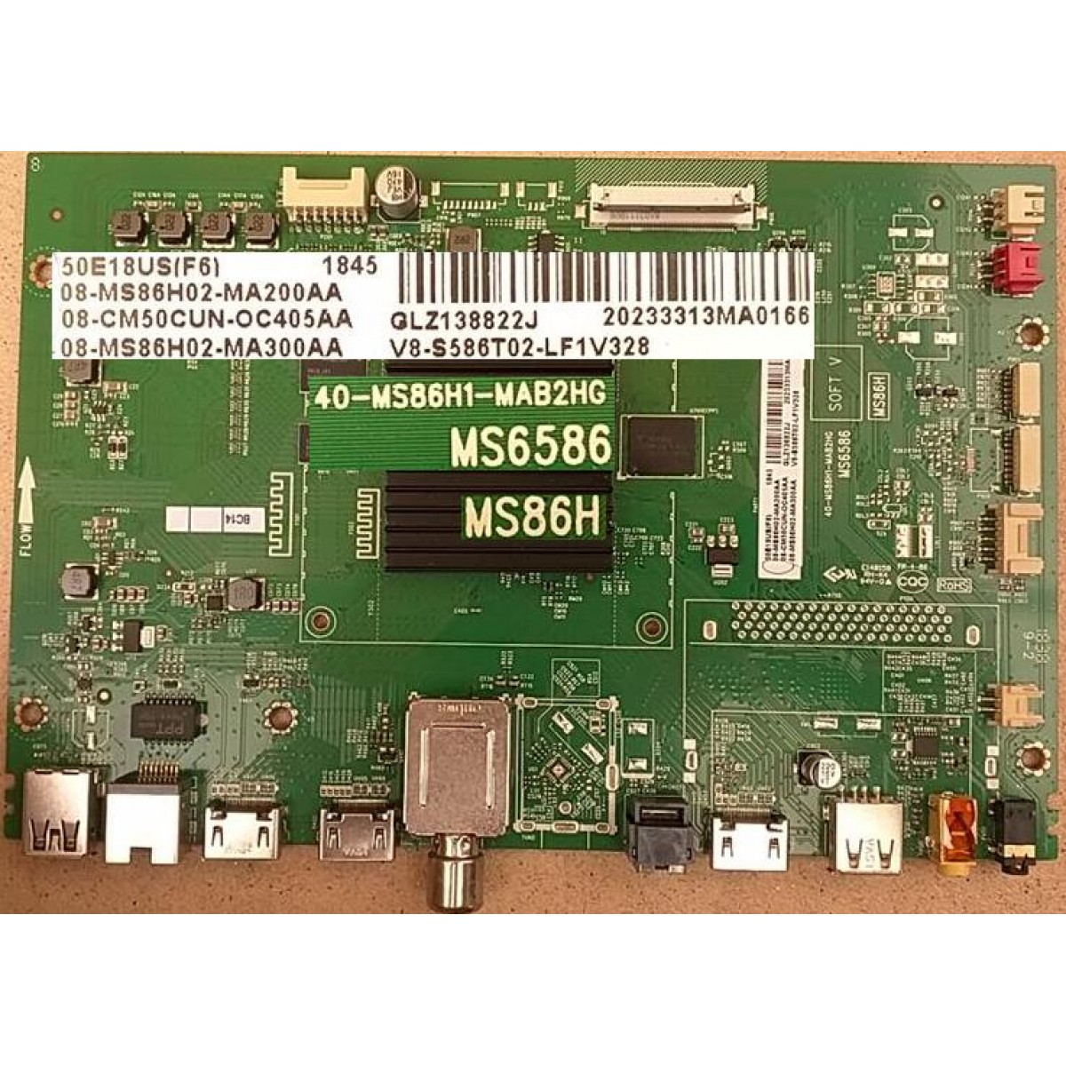 TCL 50E18US MAIN BOARD 08-MS86H06-MA200AA 40-MS86H1-MAB2HG MS6586 ...