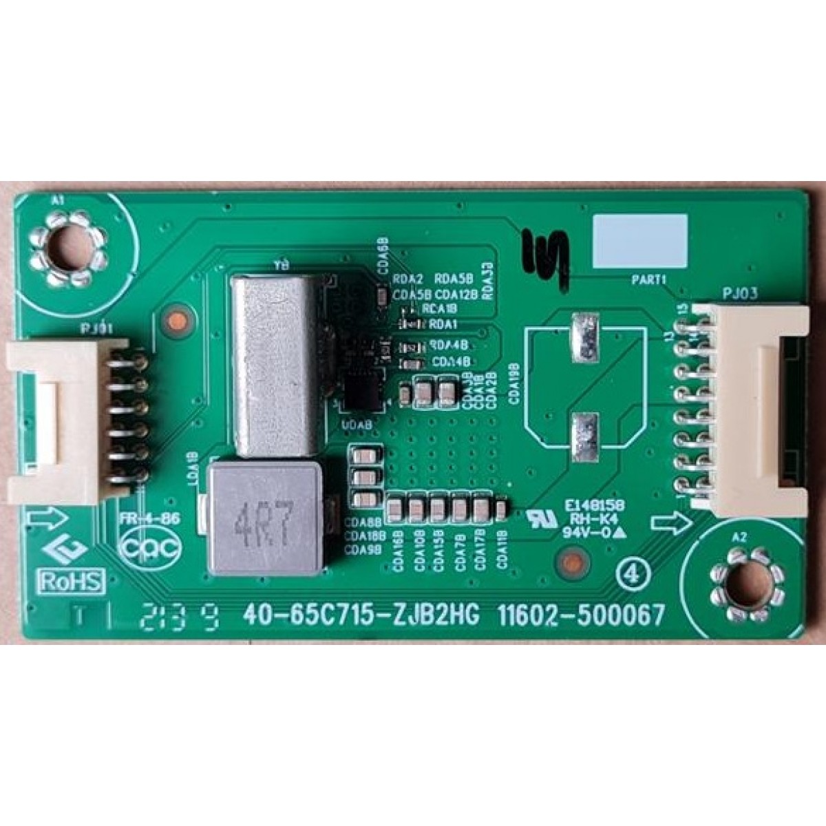 TCL 65C727 SUB POWER BOARD 40-65C715-ZJB2HG 11602-500067